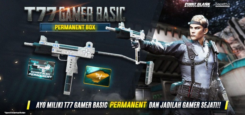 Point Blank Rilis Senjata Permanen Baru T77 Bertema Gaming