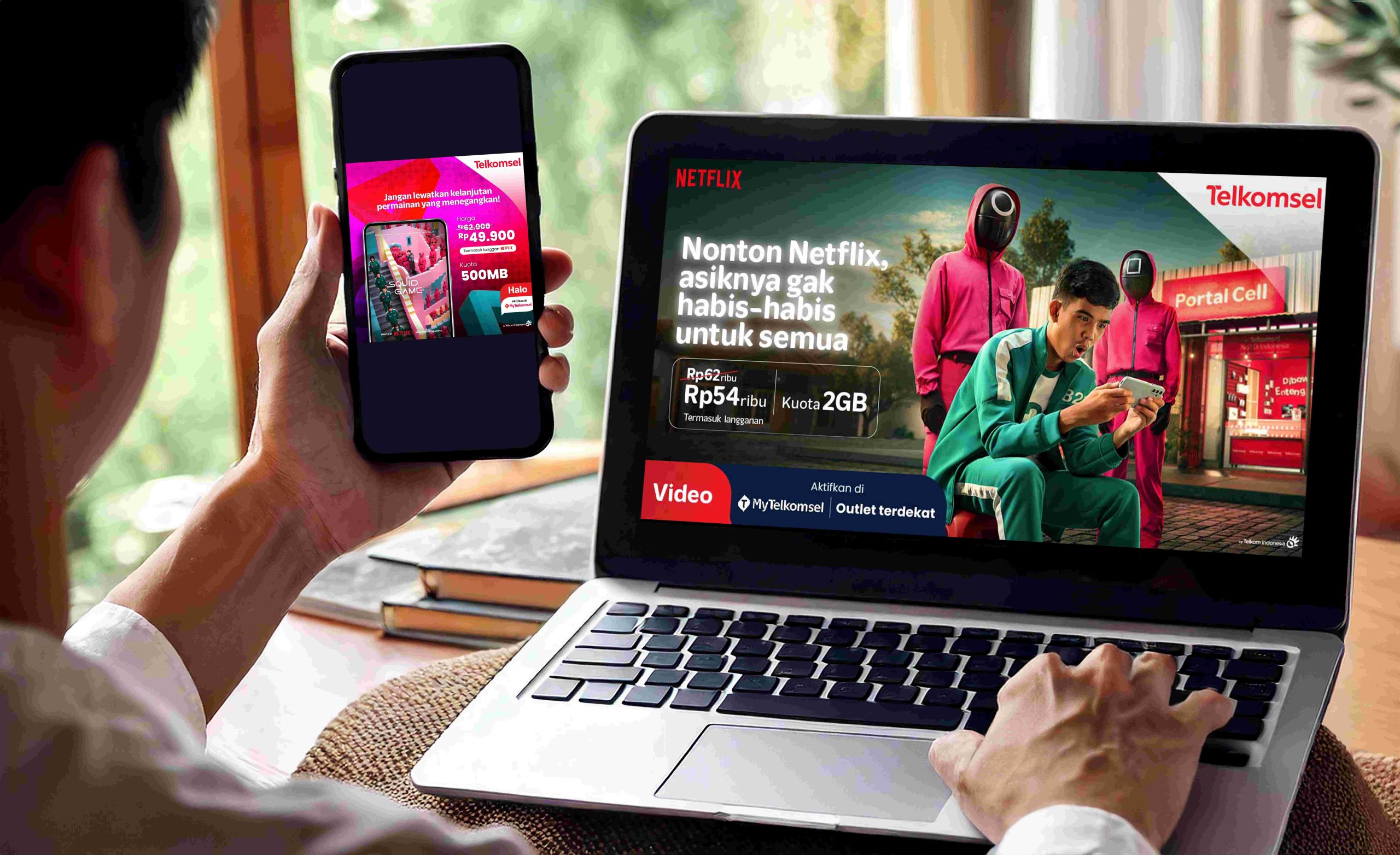Telkomsel Hadirkan Promo Paket Netflix Bundle Data Rp49.900